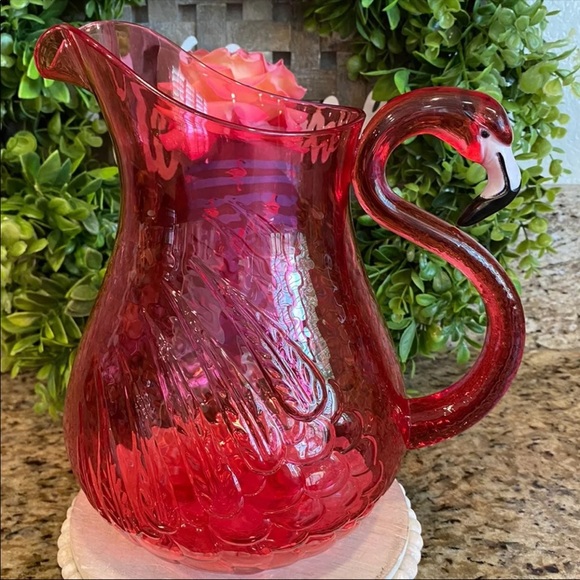 Dining | Flamingo Acrylic Pitcher | Poshmark